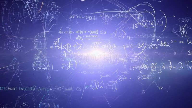 A Physics Background Zooms in on the Viewer with Different Formulas and ...