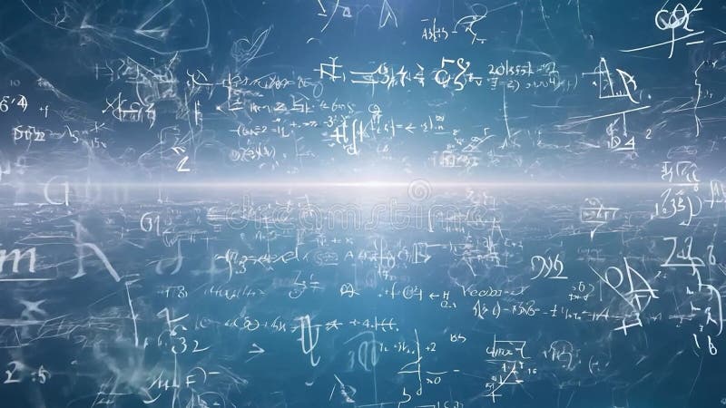 A Physics Background Zooms in on the Viewer with Different Formulas and ...