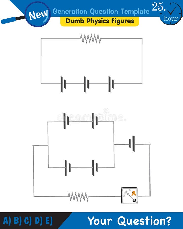 Physics, Basic Electric Circuits, Next Generation Question Template ...