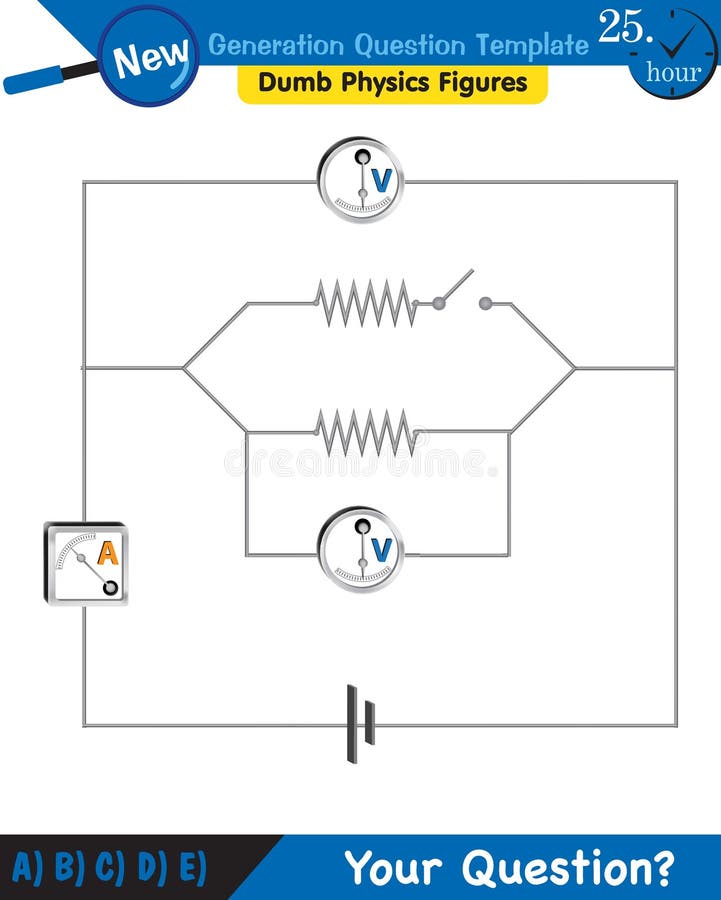 Physics, Basic Electric Circuits, Next Generation Question Template ...