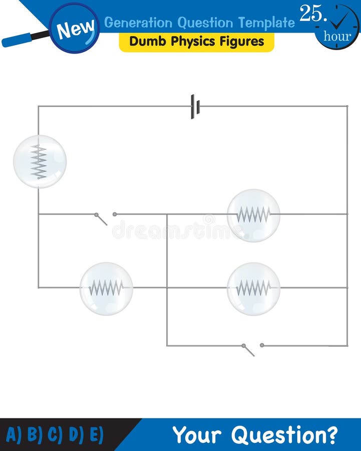 Physics, Basic Electric Circuits, Next Generation Question Template ...