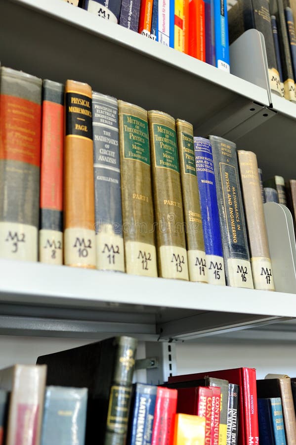 Physics books of knowledge editorial stock image. Image of school ...