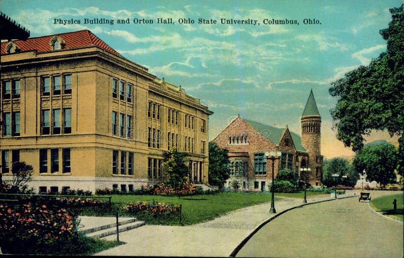 Physics Building And Orton Hall At Ohio State University Picture. Image ...