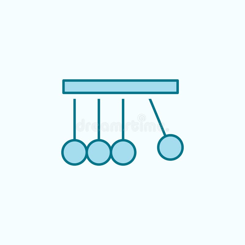 Physics 2 Colored Line Icon. Simple Colored Element Illustration Stock ...