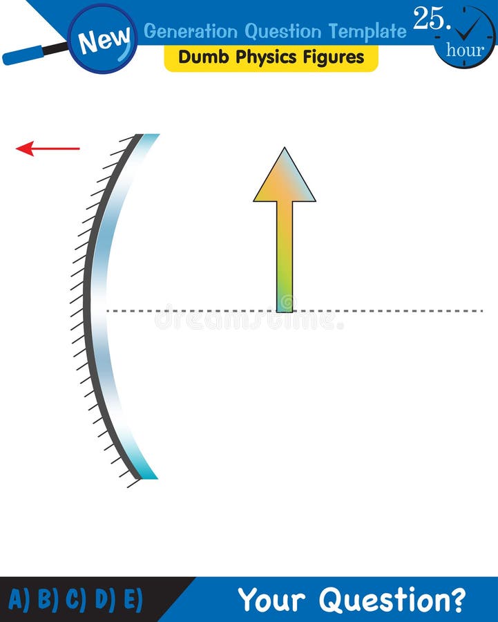 Physics, Concave Mirror, Reflection and Spherical Mirrors, Stock ...