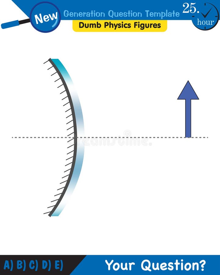 Physics, Concave Mirror, Reflection and Spherical Mirrors, Stock ...
