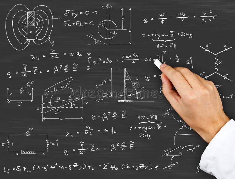 Physics stock image. Image of formulas, knowledge, pattern - 16372359