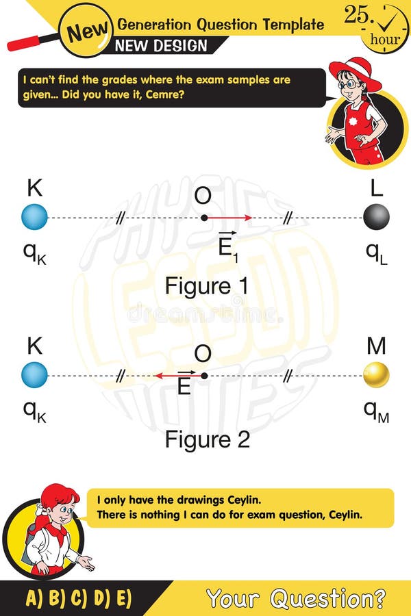 Physics, Electromagnetic Field, Next Generation Problems Stock Vector ...