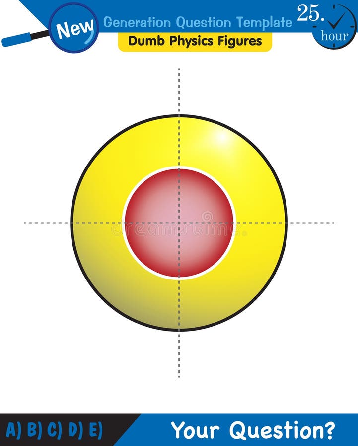 Physics, Electromagnetic Field, Next Generation Question Template Stock ...