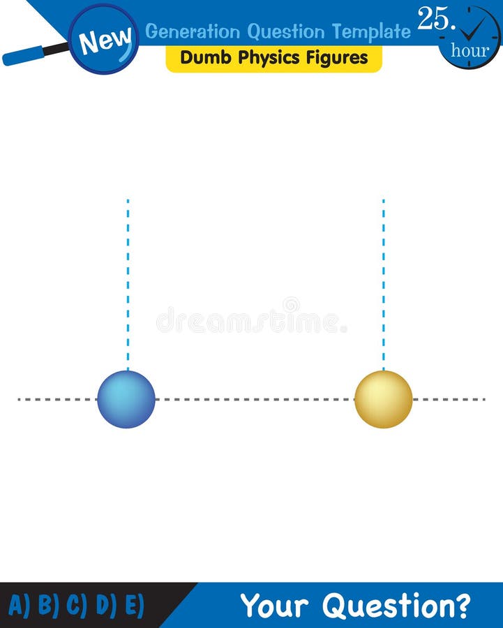 Physics, Electromagnetic Field, Next Generation Question Template Stock ...
