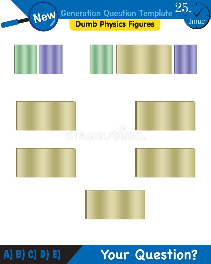 Physics, Electromagnetic Field, Next Generation Question Template Stock ...