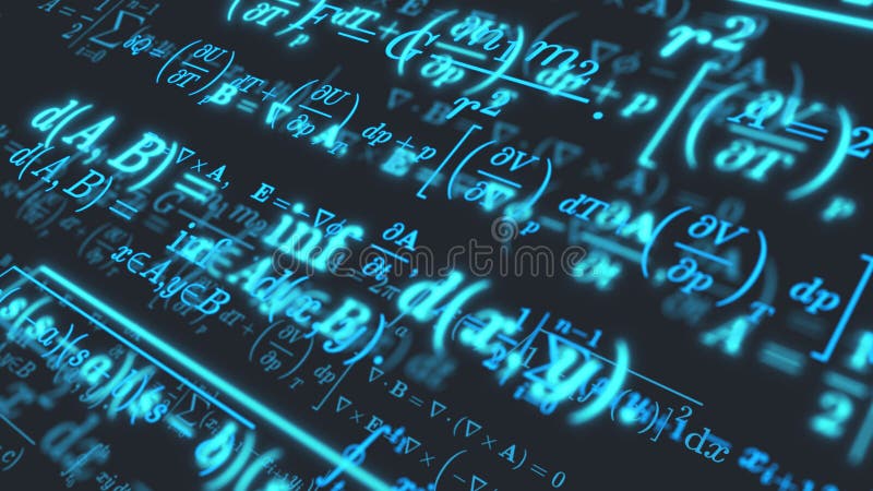 Physics Formulas Background .Education at School.illustration Stock ...