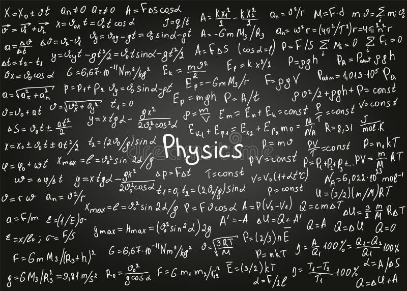 Formulas Drawn Black Chalkboard Stock Illustrations – 91 Formulas Drawn ...