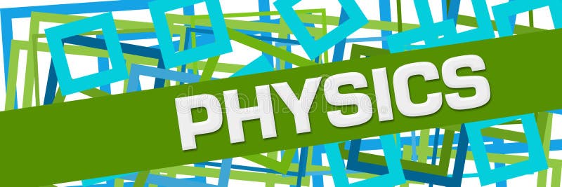 Physics 3d Text Inside the Frame Illustration Stock Illustration ...