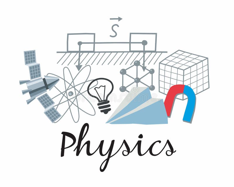 Physics Icon. a Set of Subjects for Designating School Discipline Stock ...
