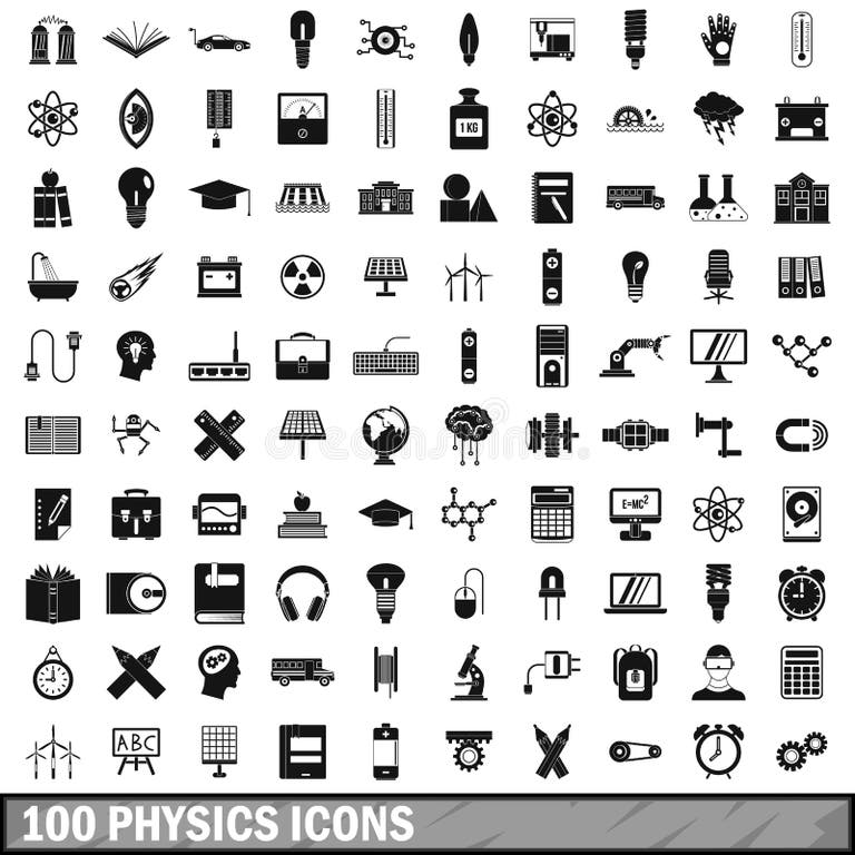 Physics Icons Stock Illustrations – 14,033 Physics Icons Stock ...