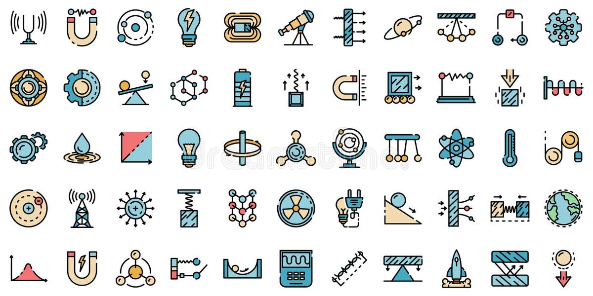 Physics Icons Stock Illustrations – 14,033 Physics Icons Stock ...