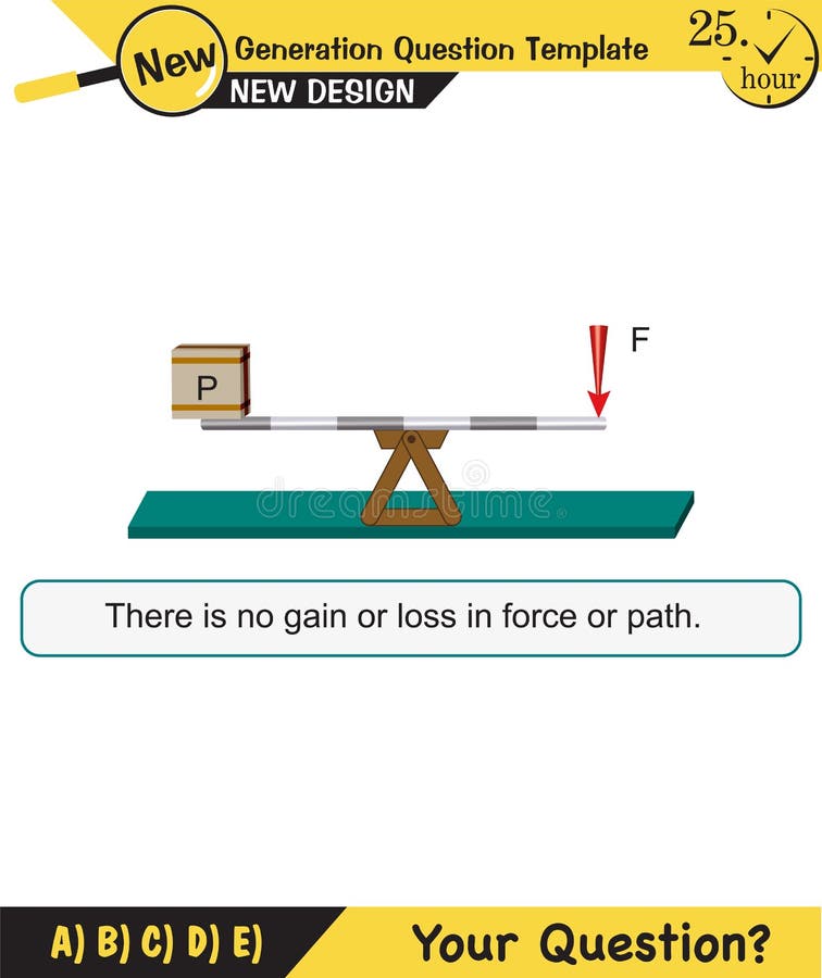 Physics, Lever Examples Vector Illustration, Simple Machines, Next ...