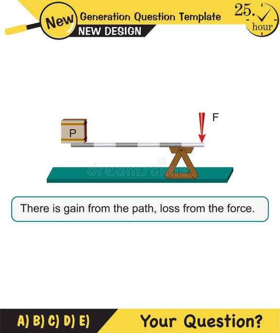 Physics, Lever Examples Vector Illustration, Simple Machines, Next ...