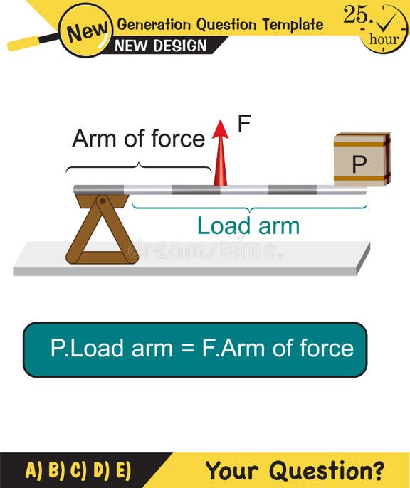 Physics, Lever Examples Vector Illustration, Simple Machines, Next ...