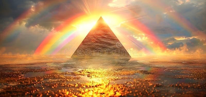 Physics Optical Prism with Refraction Rendering High Quality Photo ...