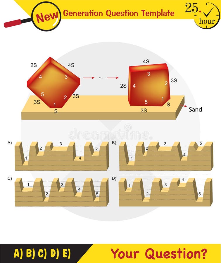 Physics, Pressure of Solids, Eps Stock Illustration - Illustration of ...