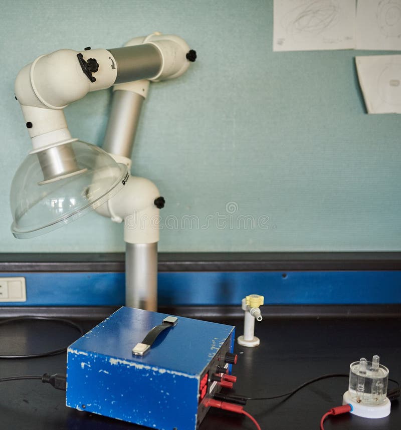 Physics Room with Equipment for Students Stock Photo - Image of ...