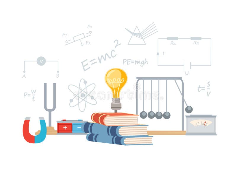 Physics Science Courses Online Education Concept or School Lesson ...