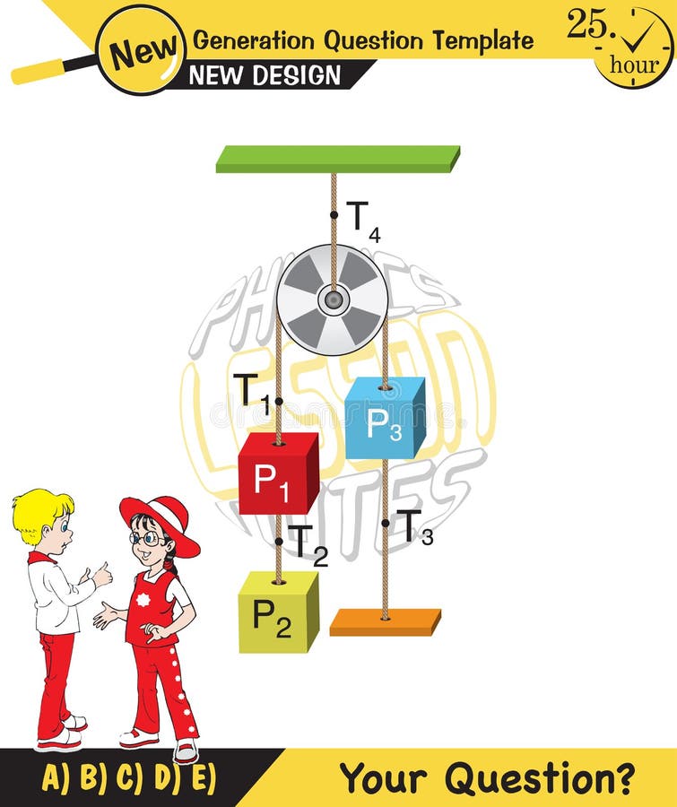 Physics, Science Experiments on Force and Motion with Pulley, Simple ...