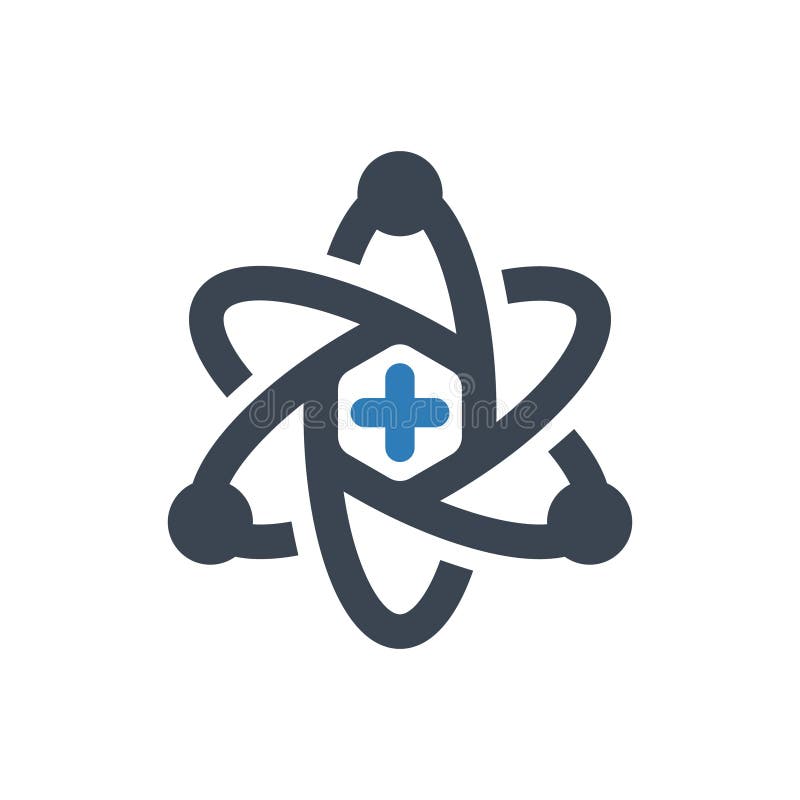 Physics science icon stock vector. Illustration of molecule - 254771768
