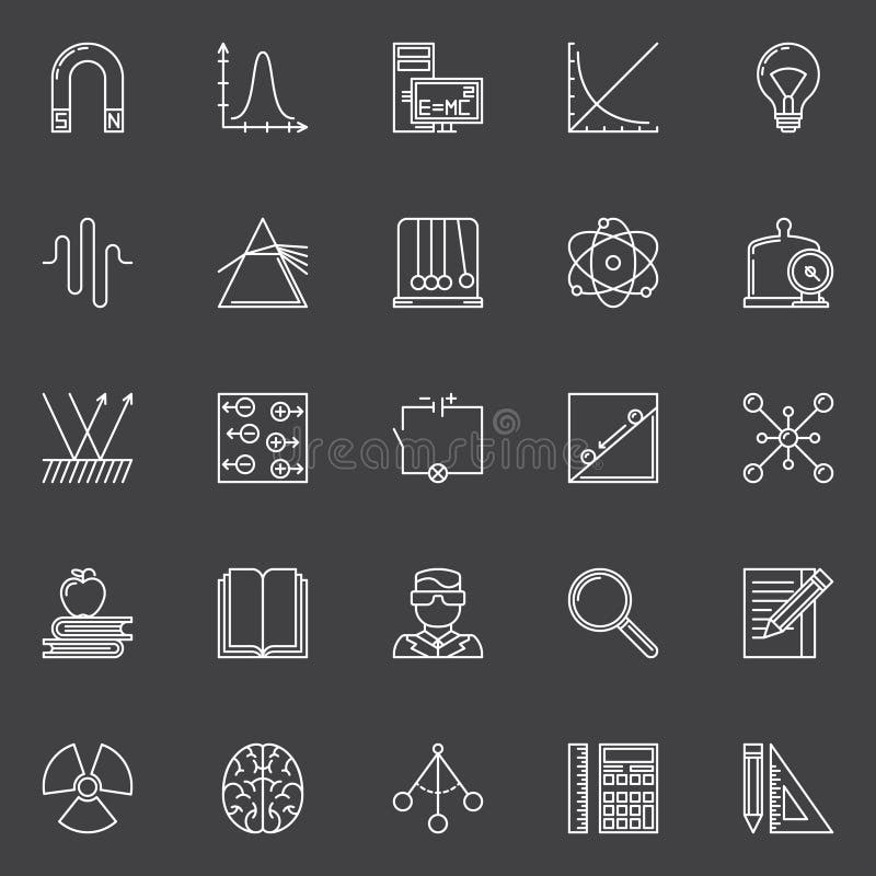 Seamless Illustration in the Study of Physics at School, Hand-drawn ...