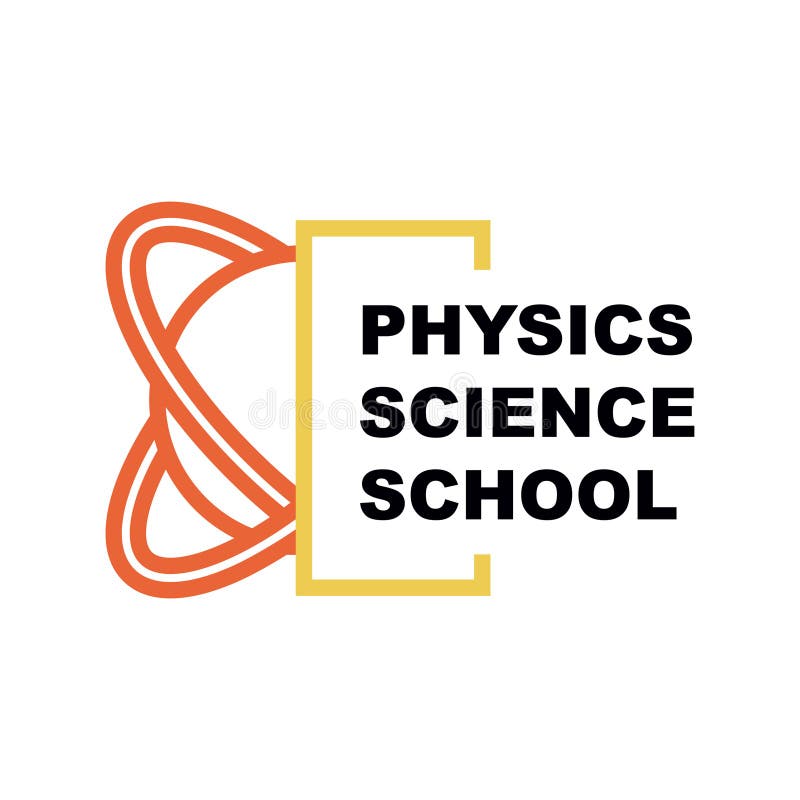 Physics Science School Sign Stock Illustration - Illustration of object ...