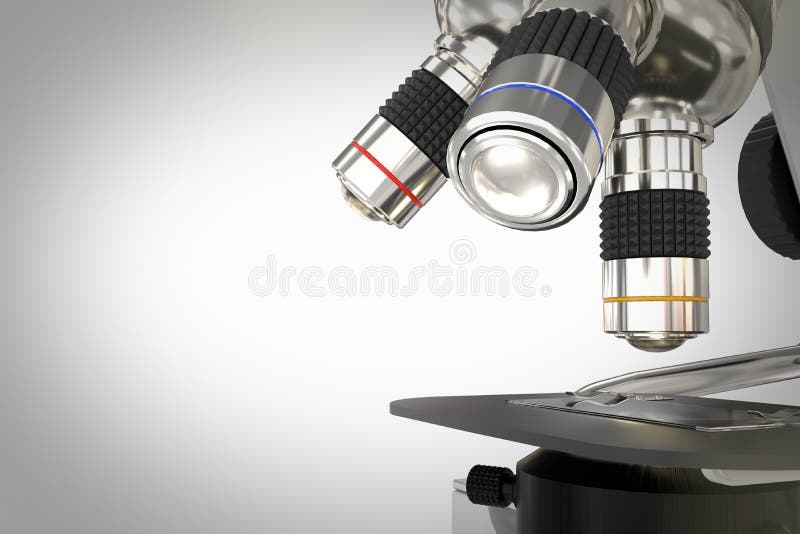 Physics Study Concept, Object 3D Illustration - Laboratory Modern ...