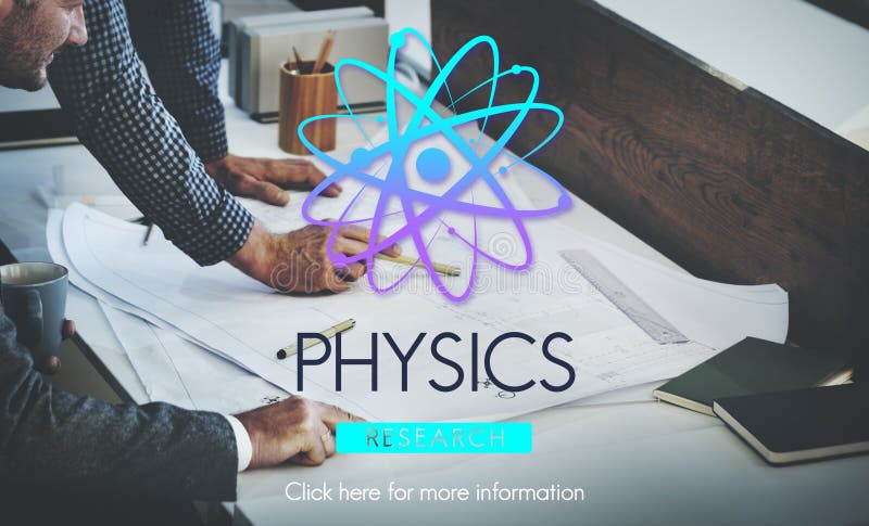 Physics Study Science Atom Energy Concept Stock Image - Image of atom ...