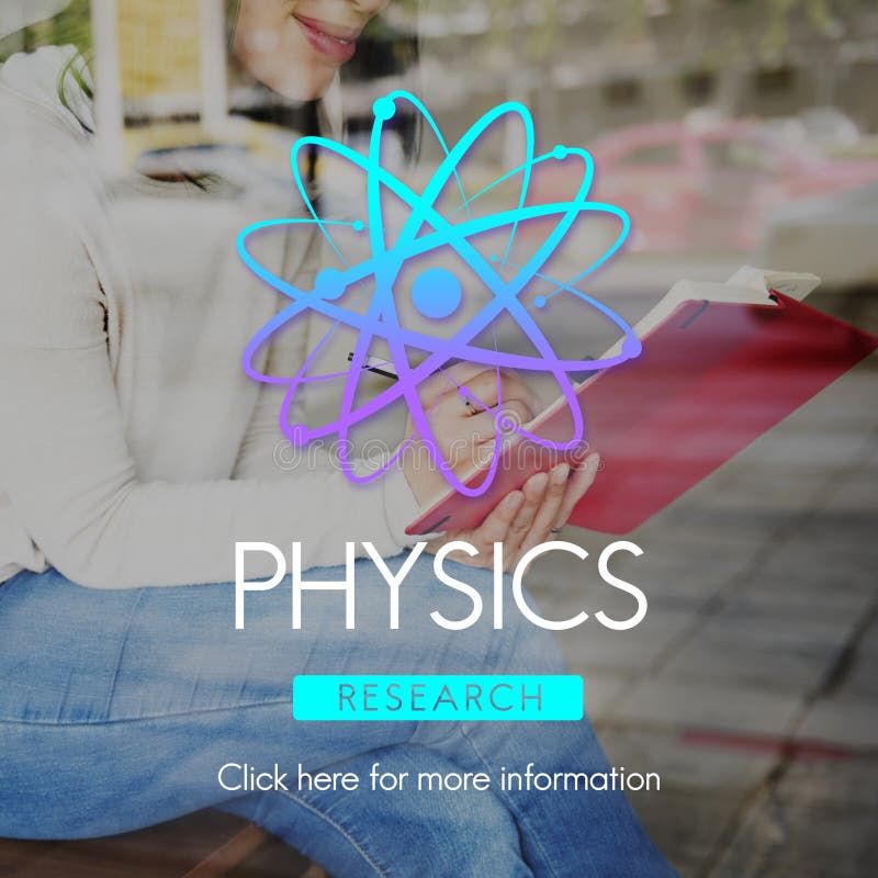 Physics Study Science Atom Energy Concept Stock Photo - Image of adult ...