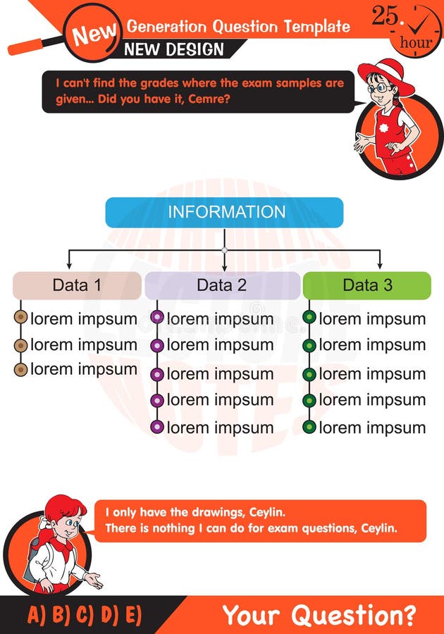 Physics, Text Template, Next Generation Question Template Stock Vector ...