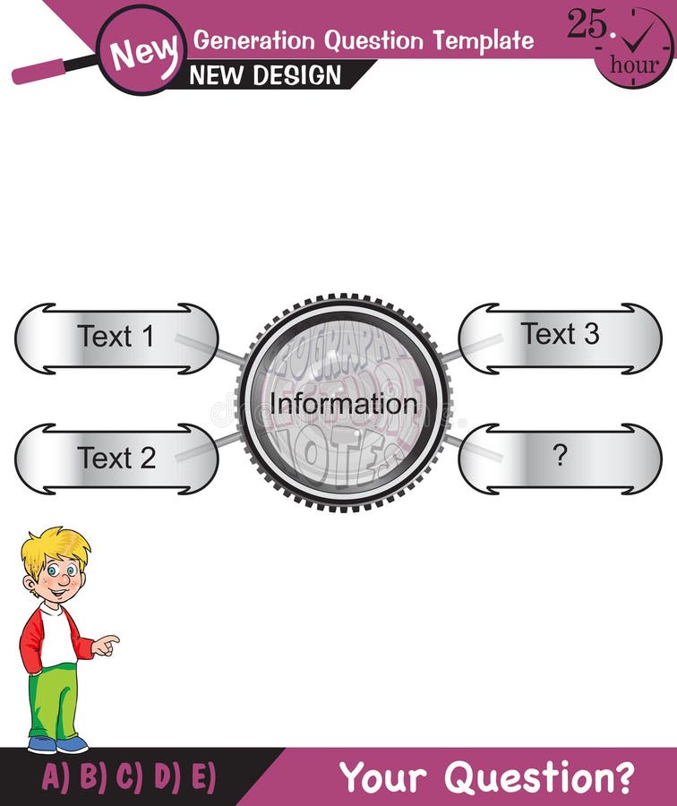 Physics, Text Template, Next Generation Question Template Stock Vector ...