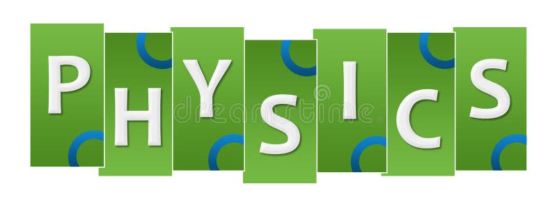 Physics Green Blue Stripes Rings Stock Illustration - Illustration of ...