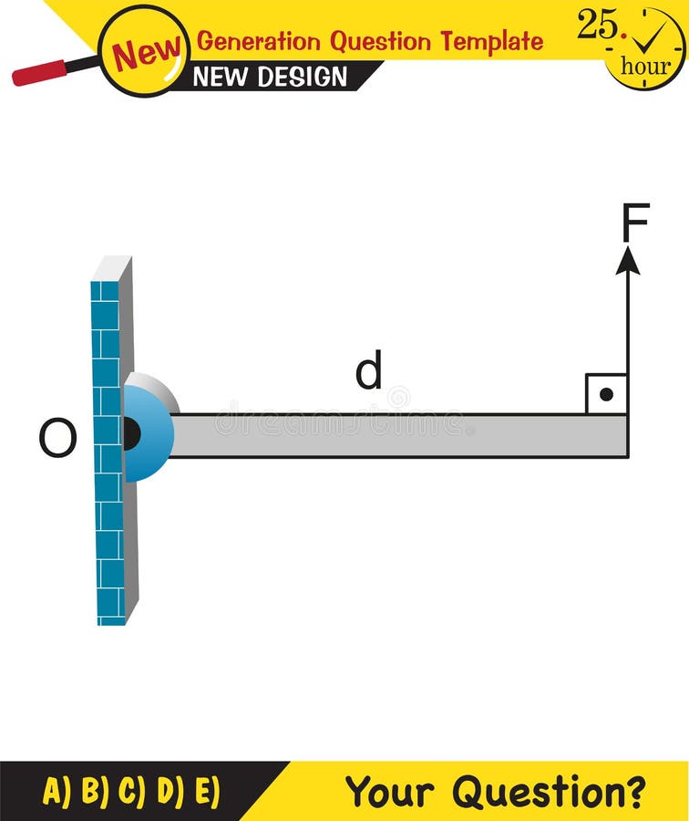 Physics, Torque, EPS, Editable Stock Illustration - Illustration of ...