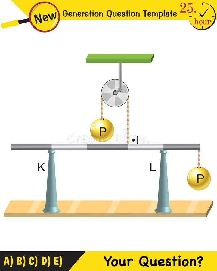 Physics, Torque, Next Generation Question Template Stock Illustration ...