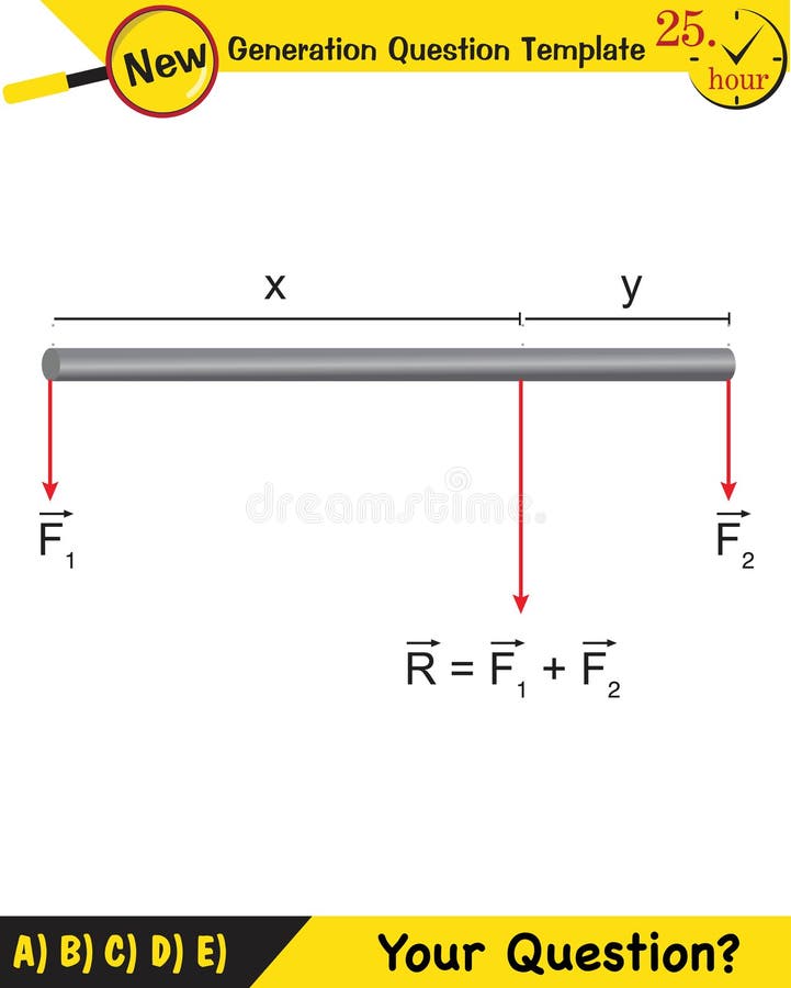 Physics, Torque, Next Generation Problems, for Teachers, Stock Vector ...