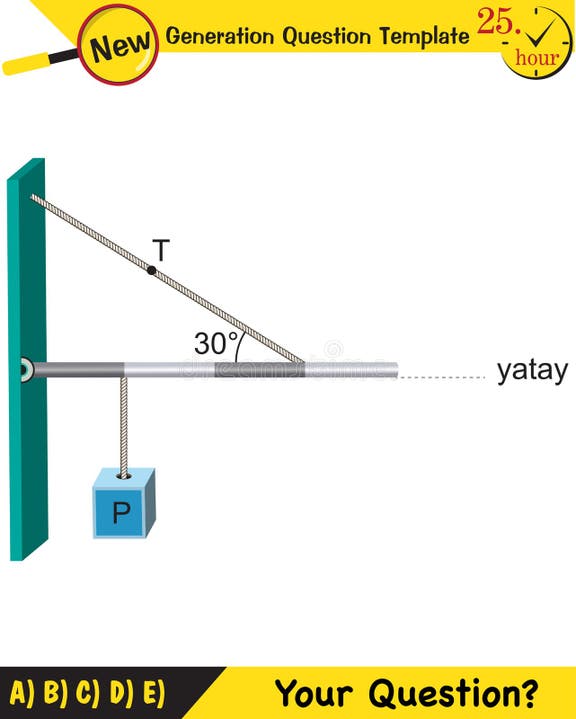 Physics, Torque, Next Generation Question Template Stock Vector ...
