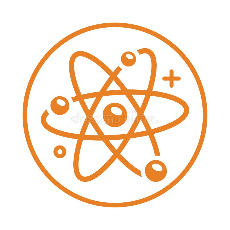Physics, Transparent Icon. Orange Vector Sketch. Stock Vector ...