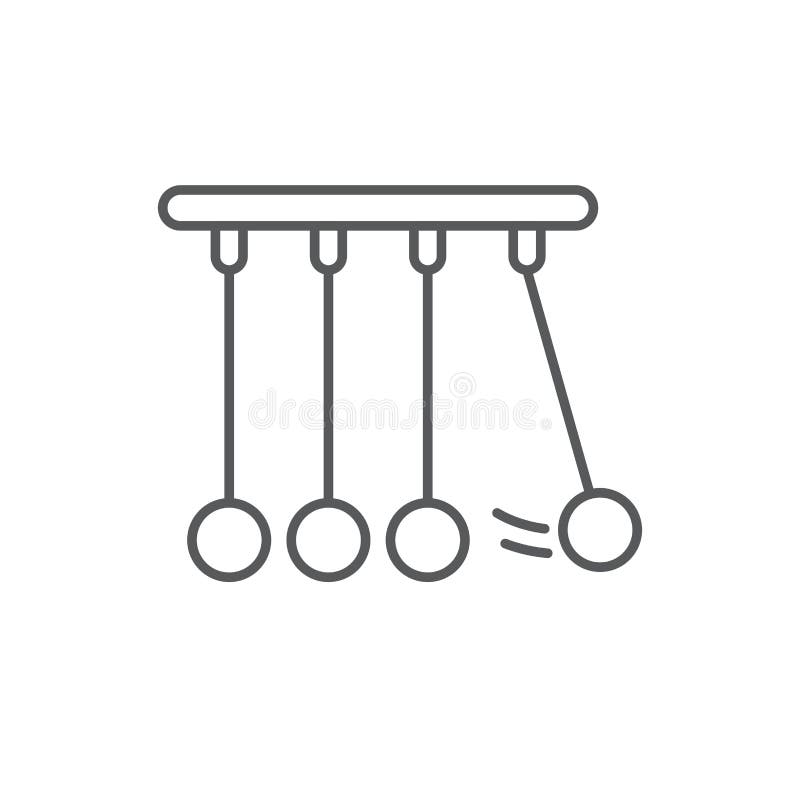 Physics Vector Icon Symbol Isolated on White Background Stock Vector ...