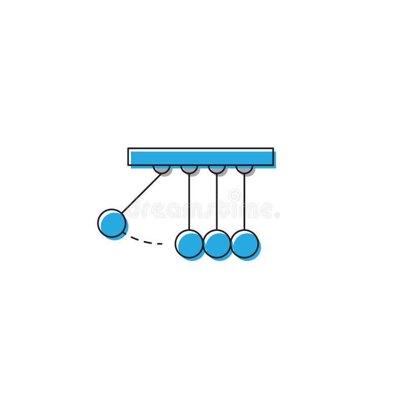 Physics Vector Icon Symbol Isolated on White Background Stock Vector ...