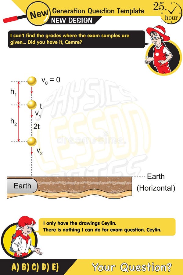 Physics, Vector Illustration of a Forces and Motion, Shots, Next ...