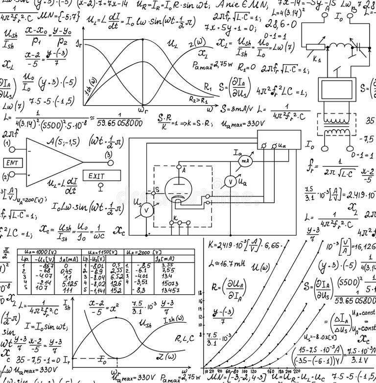 Physical Formulas Drawings Stock Illustrations – 24 Physical Formulas Drawings Stock ...
