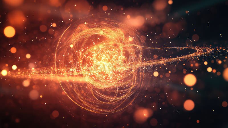 Zooming Quantum Particle Stock Illustrations – 9 Zooming Quantum ...