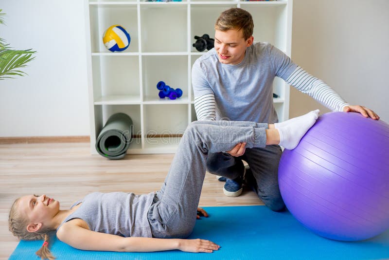 Physiotherapists Working on Rehabilitation Stock Photo - Image of rehab ...