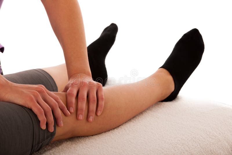 Physiotherapy -therapist Excercising with Patient , Working on L Stock ...